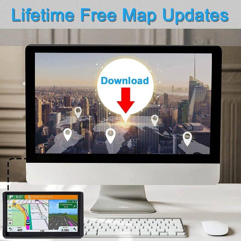 Car GPS Navigation System with Free Map Updates for RVs Truck - Purified NZ