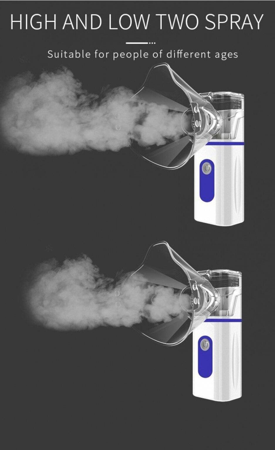 Portable Mesh Nebuliser Pro Nebulizer - Purified NZ