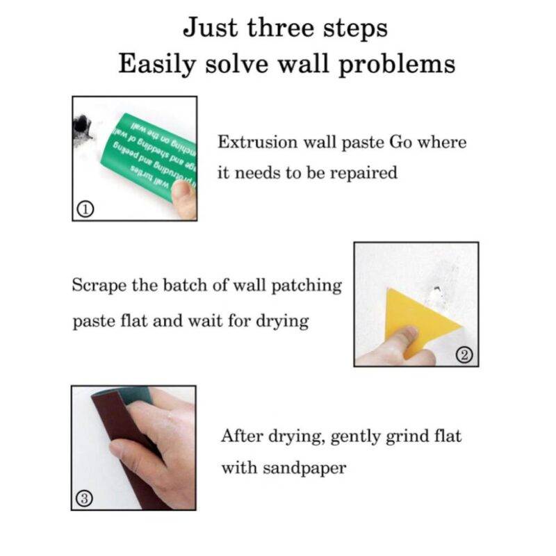 Wall Mending Agent Wall Repair Cream Drywall Repair Kit - Purified NZ