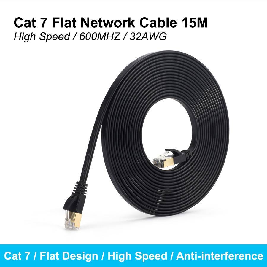 CAT 7 10Gbps ULTRA-FAST Flat Ethernet Cable - Purified NZ
